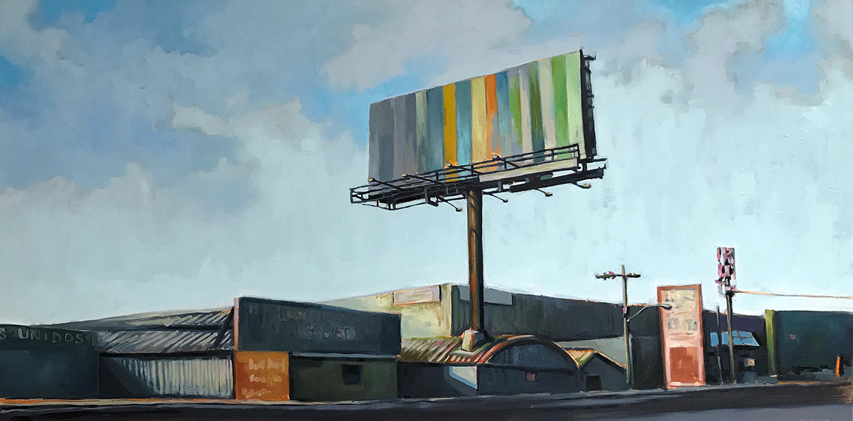 Billboard Oil Paintings | Urban Landscape Artwork by Randy Hryhorczuk