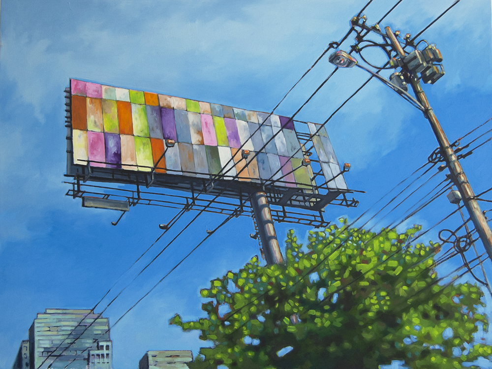 Billboard Oil Paintings | Urban Landscape Artwork by Randy Hryhorczuk