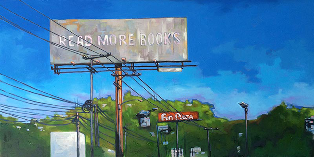 Billboard Oil Paintings | Urban Landscape Artwork by Randy Hryhorczuk